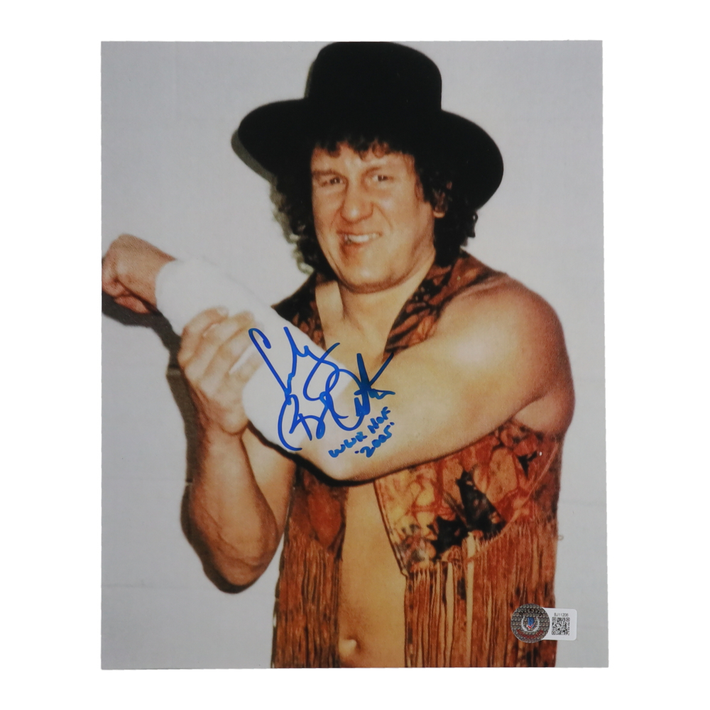 Bob Orton Jr. Signed WWE 8x10 Photo Inscribed "WWE HOF 2005" (Beckett ...