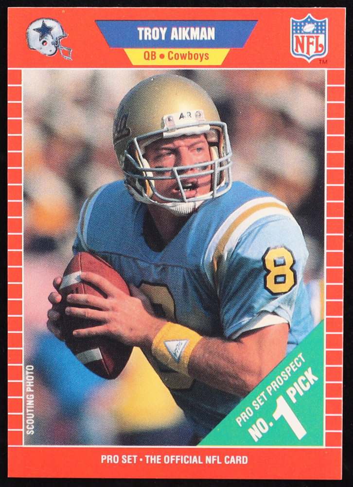 Troy Aikman 1989 Pro Set #490 RC | Pristine Auction