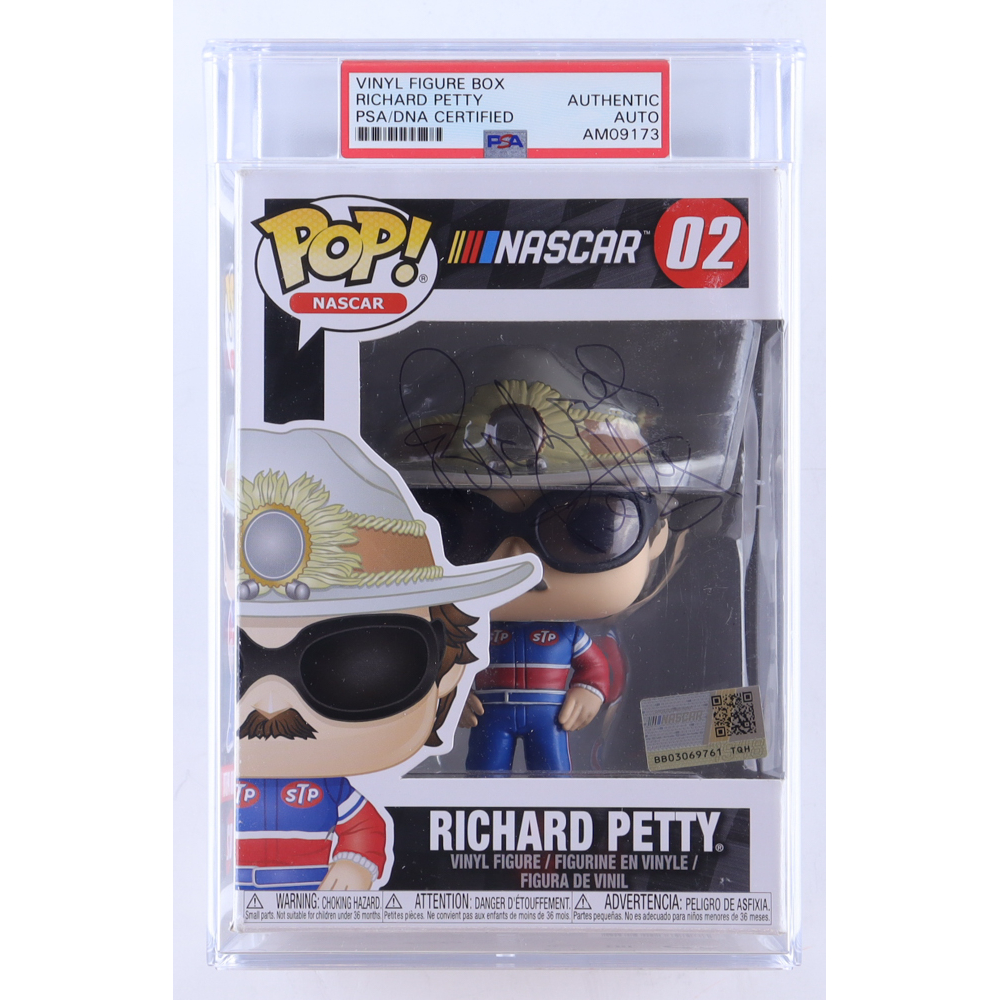 Richard Petty Signed NASCAR #02 Funko Pop! Vinyl Figure (PSA ...