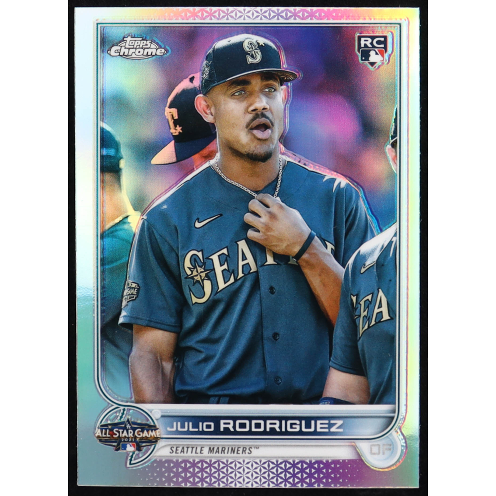Julio Rodriguez 2022 Topps Chrome Update Refractor '22 All Star Game # ...