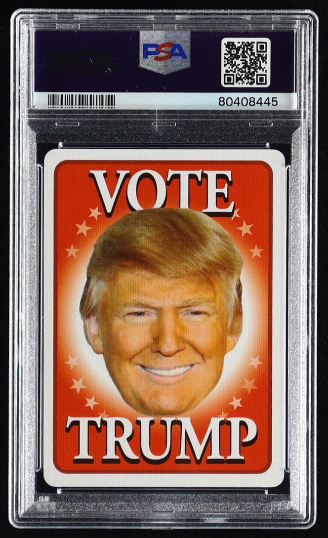 Donald Trump 2023 Hero Decks Presidential Edition Playing Card (PSA 10 ...