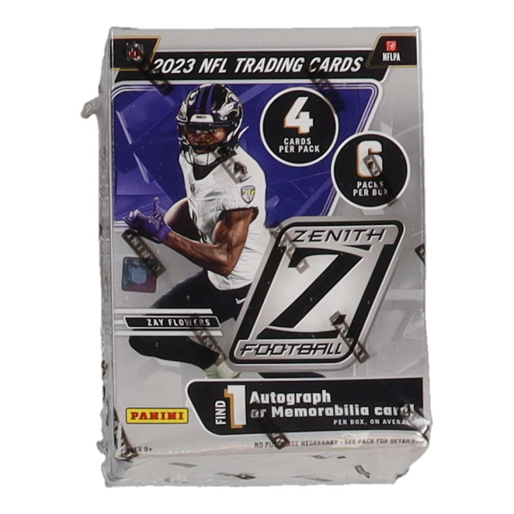 2023 Panini Zenith Football Blaster Box with (6) Packs | Pristine Auction
