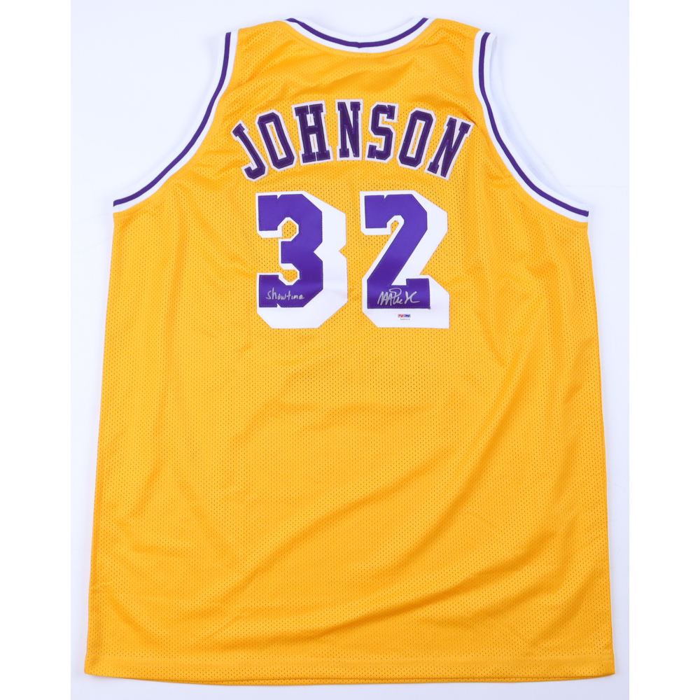 Magic Johnson Signed Jersey Inscribed "Showtime" (PSA) | Pristine Auction