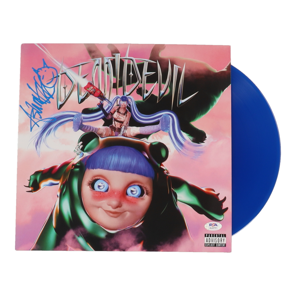 Ashnikko Signed "Demidevil" Debut Vinyl Record Album With Hand-Drawn ...