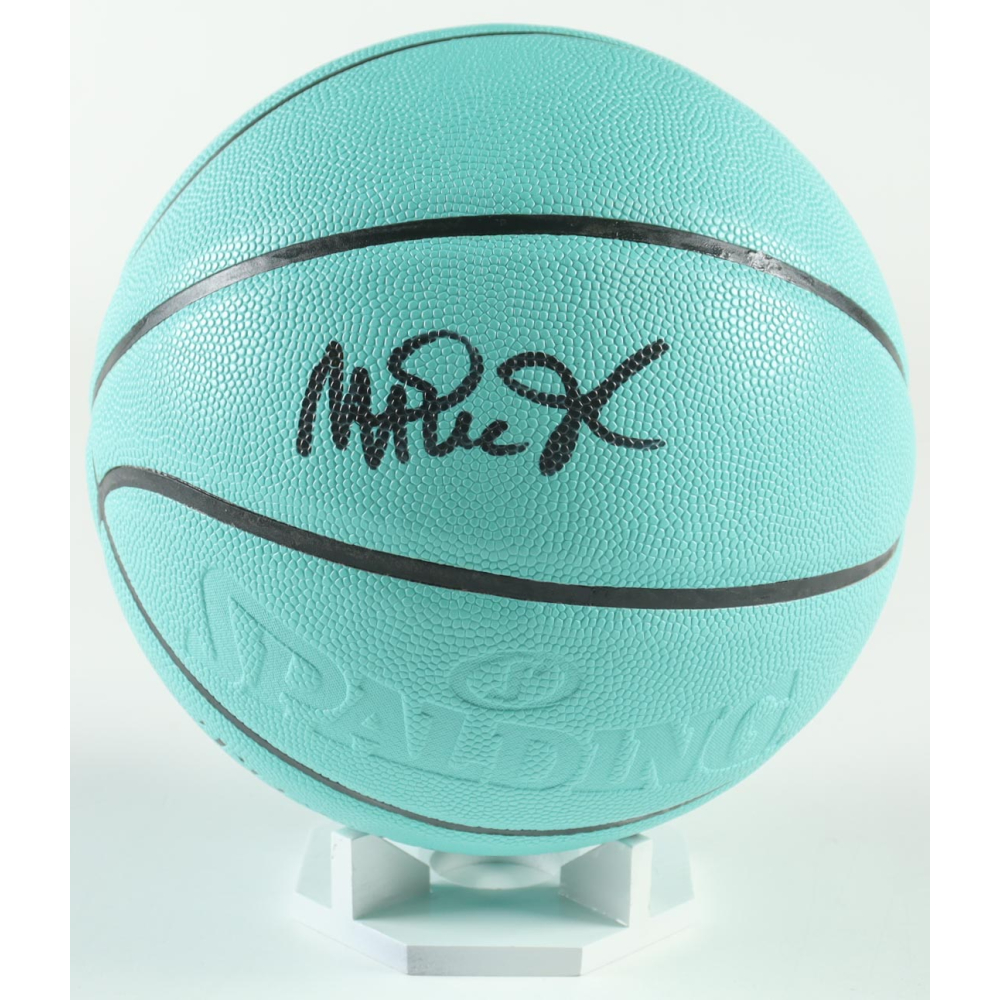 Magic Johnson Signed Tiffany & Co. x Spalding Basketball with All Wood ...