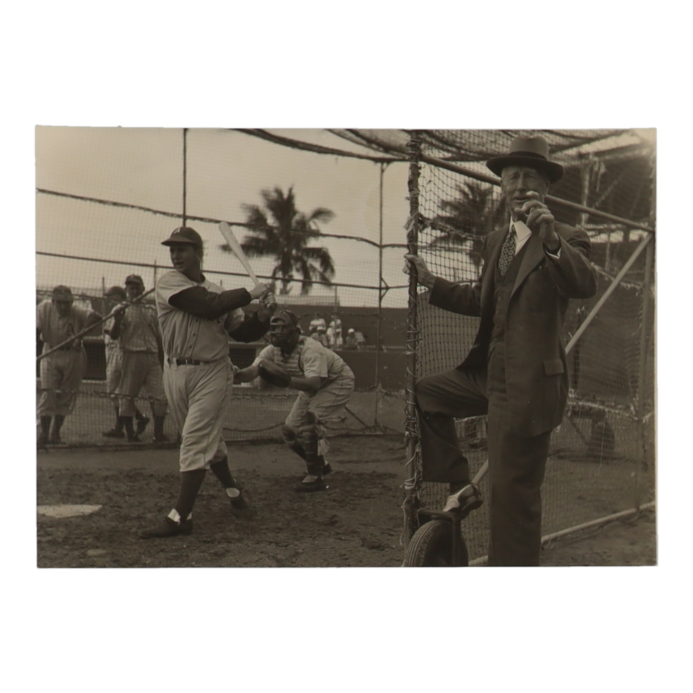 Connie Mack & Barney McCoskey 5x7 Vintage Photo | Pristine Auction