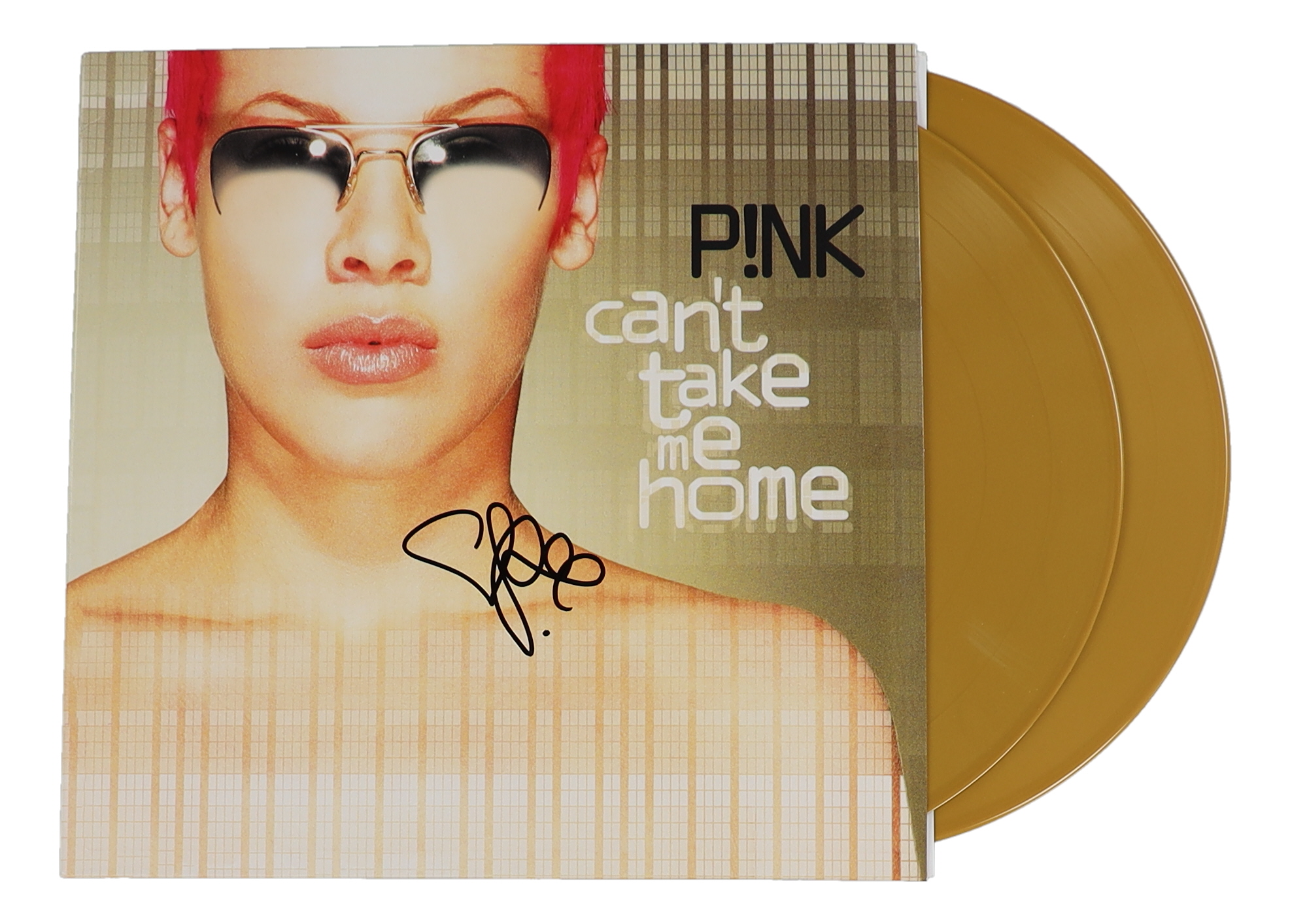 Pink Signed "Can't Take Me Home" Vinyl Record Album (ACOA) | Pristine ...