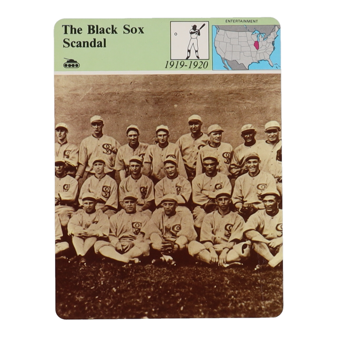 The Black Sox Scandal 1979 Panarizon Flash Card | Pristine Auction