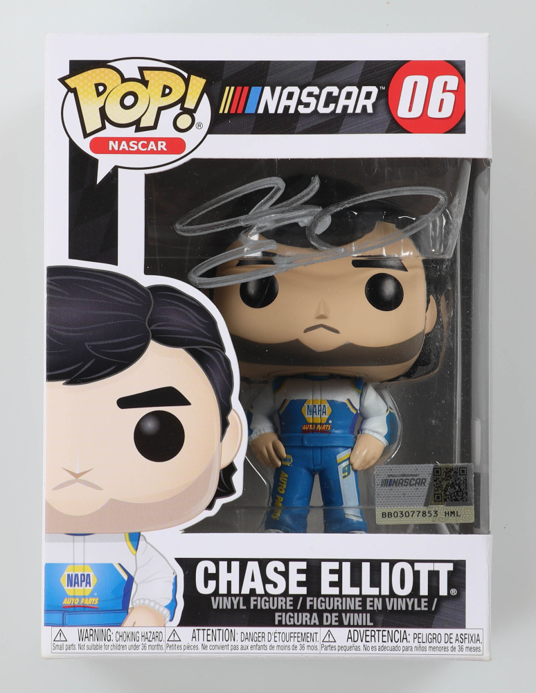 Chase Elliott Signed NASCAR #06 Funko Pop! Vinyl Figure (PA & Elliot ...