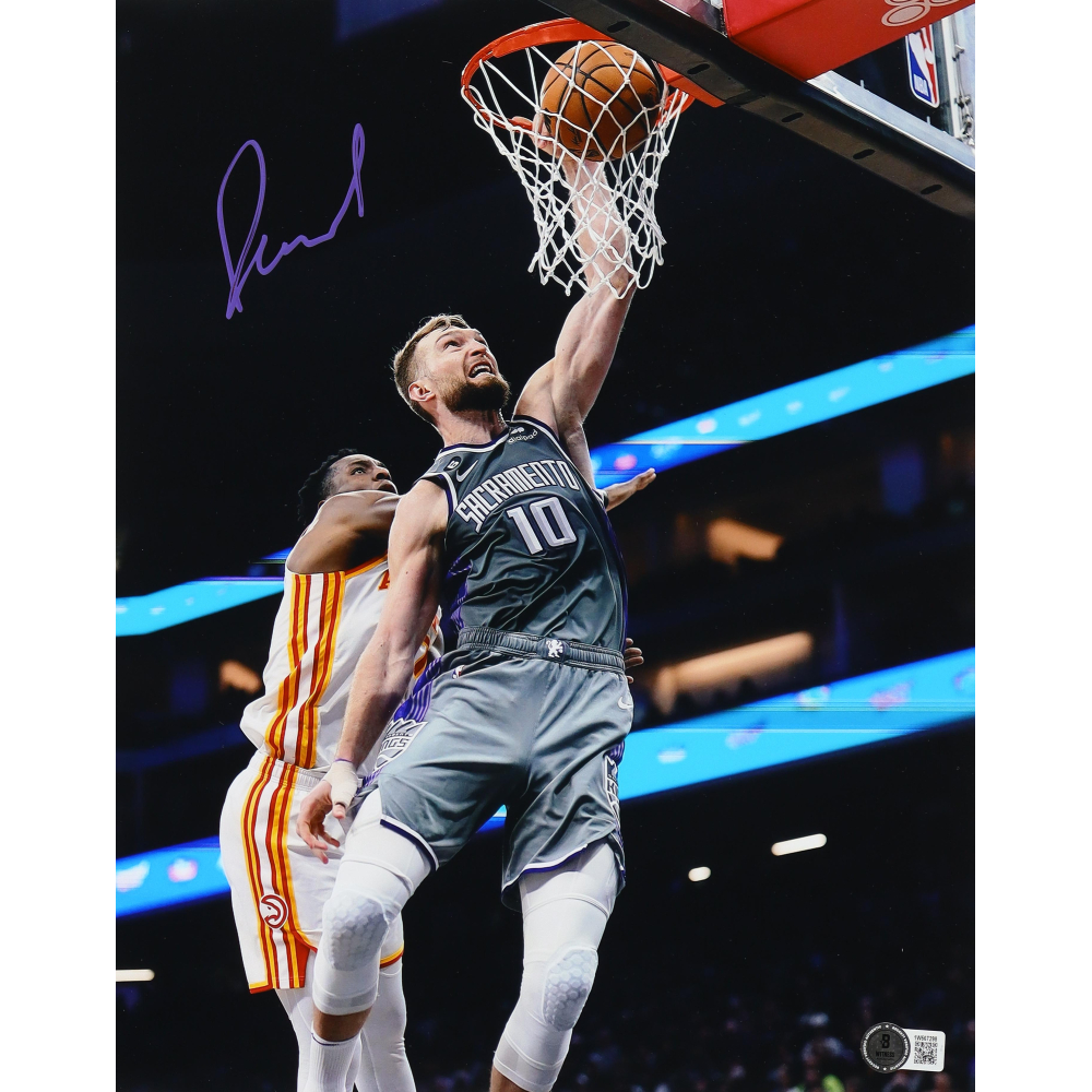Domantas Sabonis Signed Kings 11x14 Photo (Beckett) | Pristine Auction