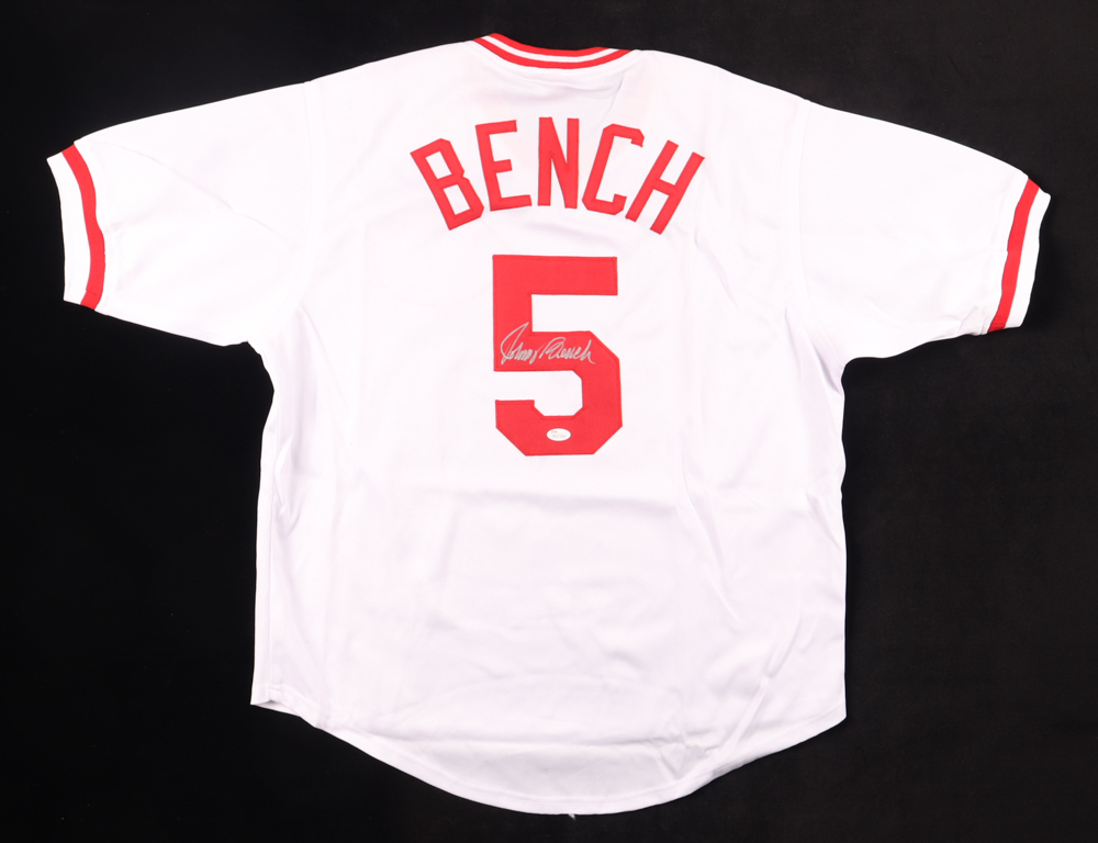 Johnny Bench Signed Jersey (JSA) | Pristine Auction