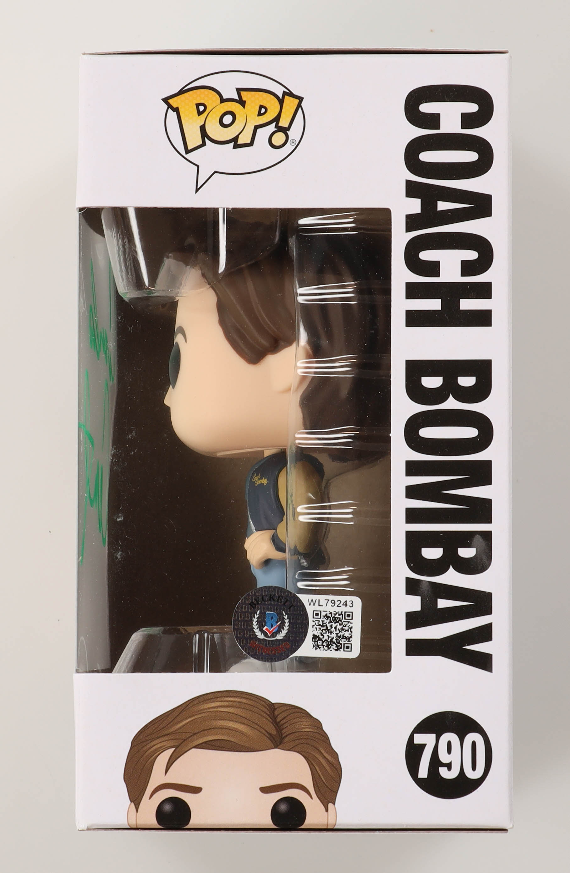 Emilio Estevez Signed "The Mighty Ducks" #790 Coach Bombay Funko Pop ...