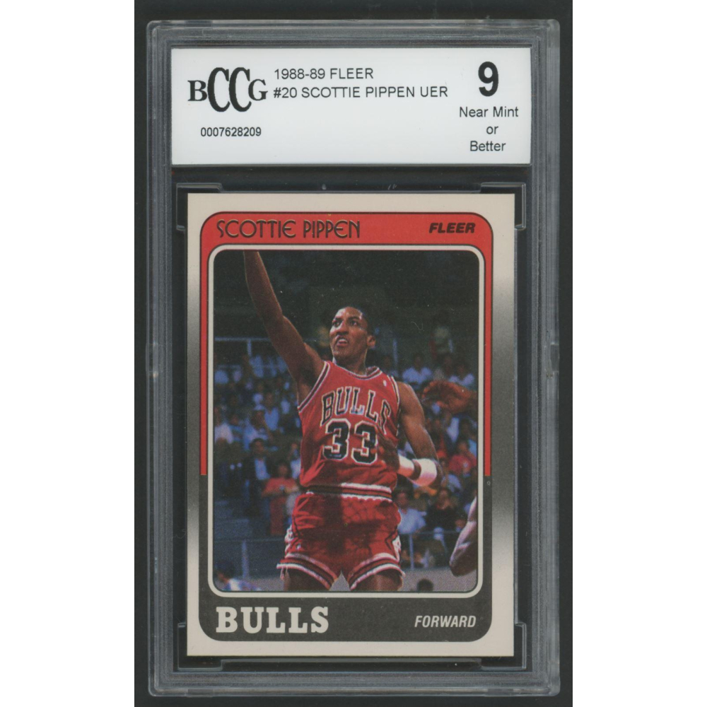 Scottie Pippen 1988-89 Fleer #20 RC (BCCG 9) | Pristine Auction