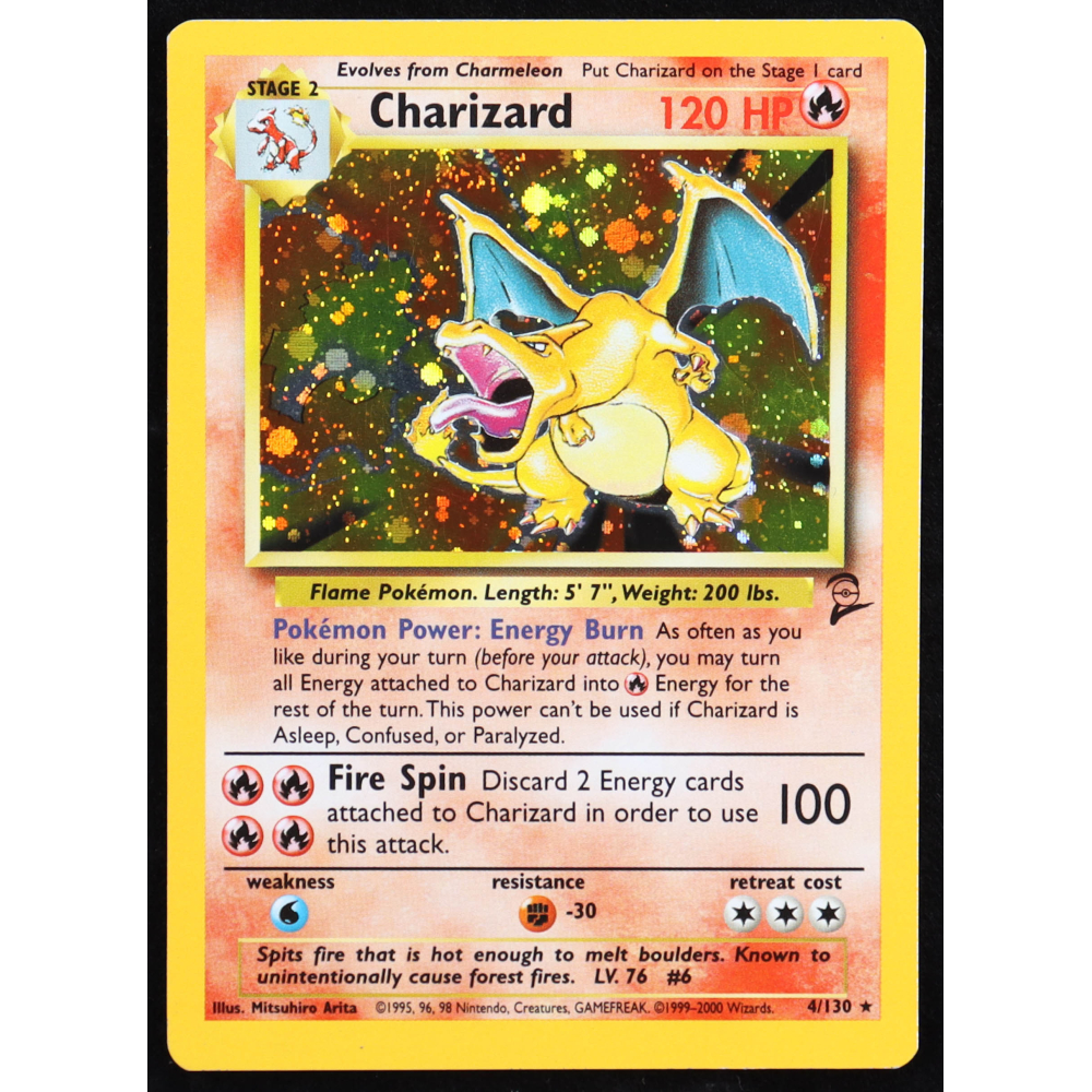 Charizard 2000 Pokemon Base 2 Unlimited #4 Holo | Pristine Auction