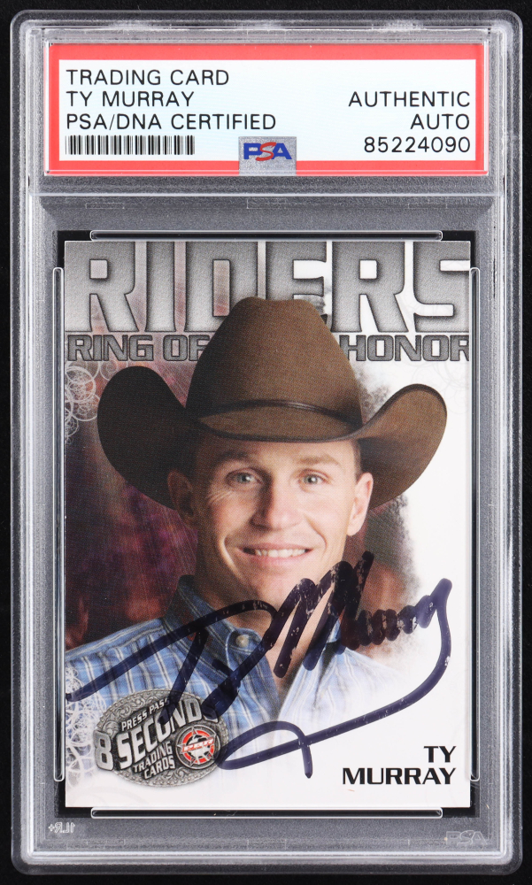 Ty Murray Signed 2009 Press Pass 8 Seconds PBR #3 (PSA) | Pristine Auction