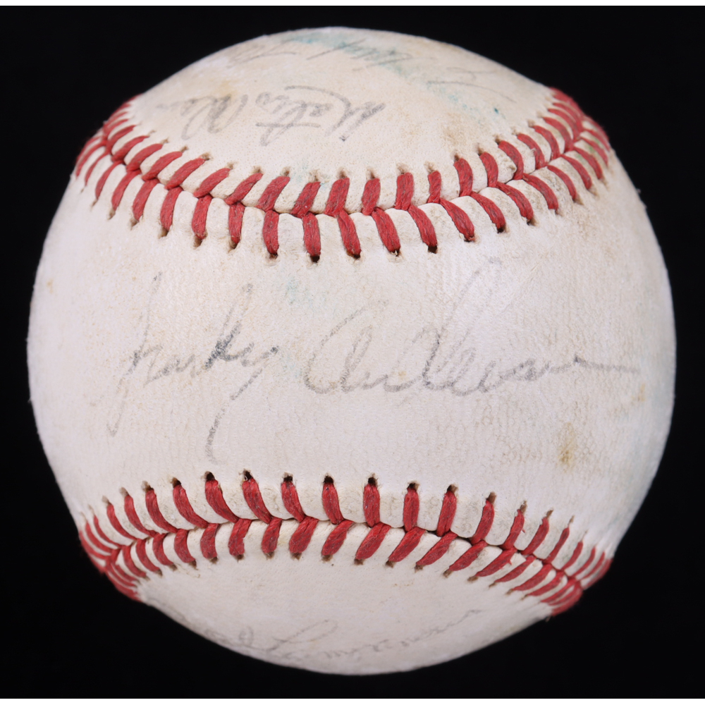 Athletics Greats Baseball Signed by (8) with Charlie Finley, Billy ...