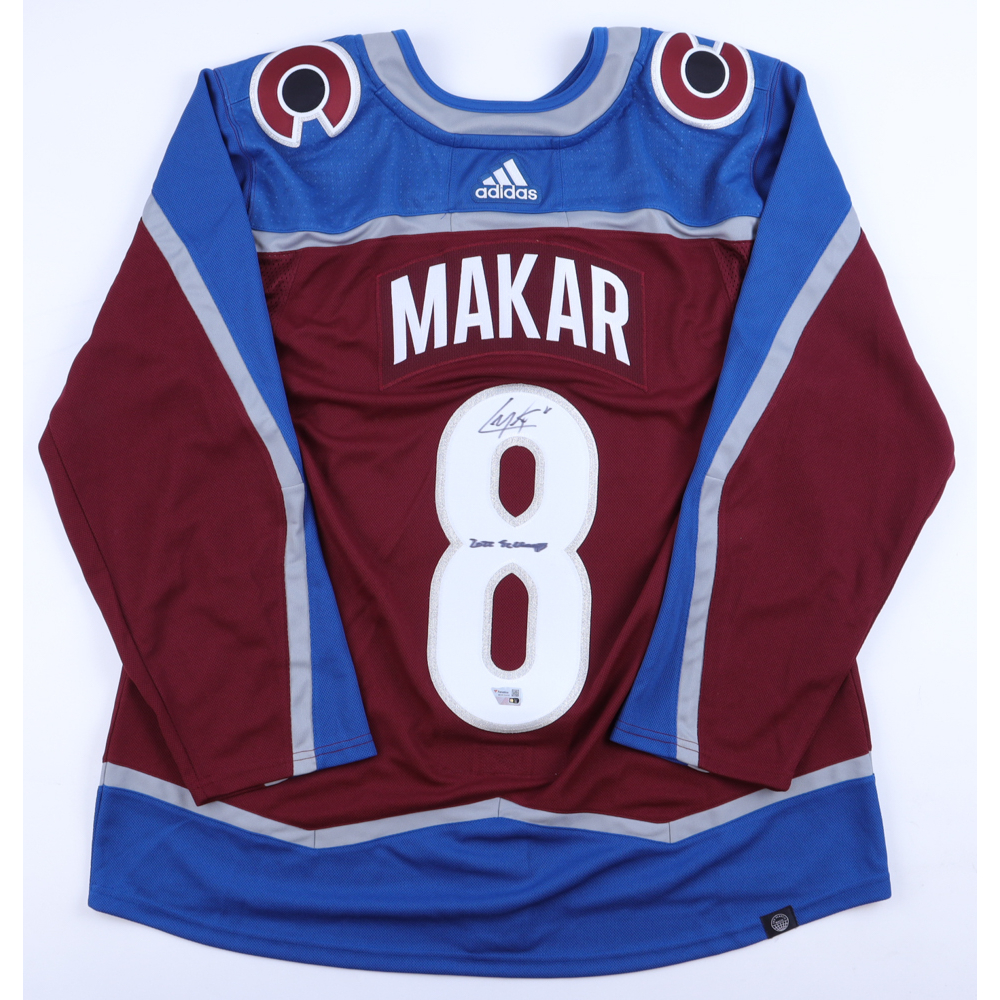 Cale Makar Signed Avalanche Jersey Inscribed "2022 SC Champs" (Fanatics ...