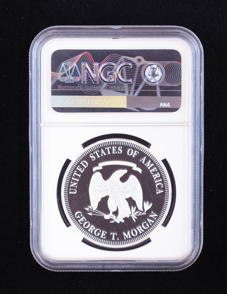 George T. Morgan Silver 1oz Liberty - Morgan's First Dollar Design ...