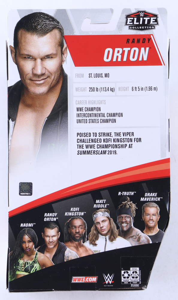 Randy Orton Signed WWE Elite Collection Action Figure (JSA) | Pristine ...