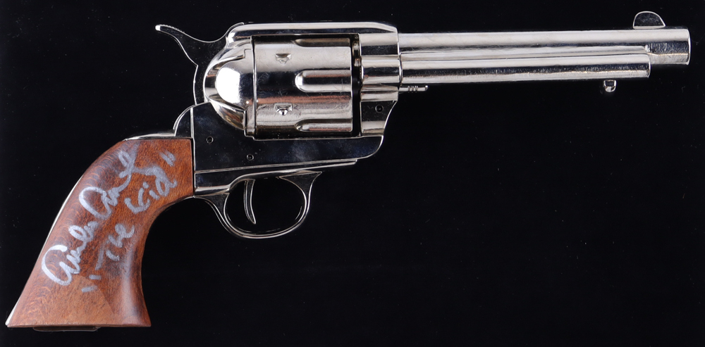 Emilio Estevez Signed "Young Guns" Denix Replica Colt 45 Revolver Prop ...