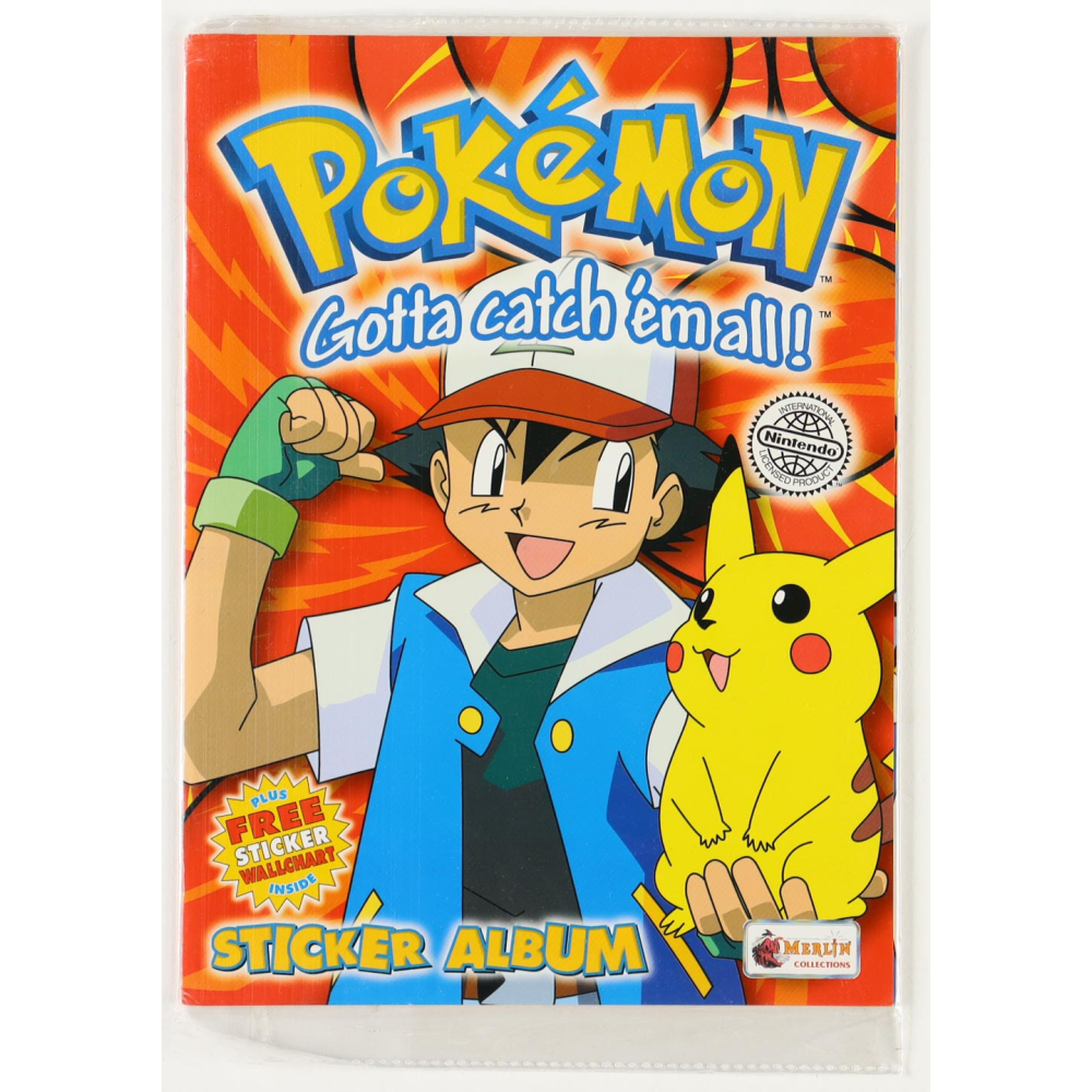 1999 Merlin Collections UK Pokemon Stickers Album | Pristine Auction