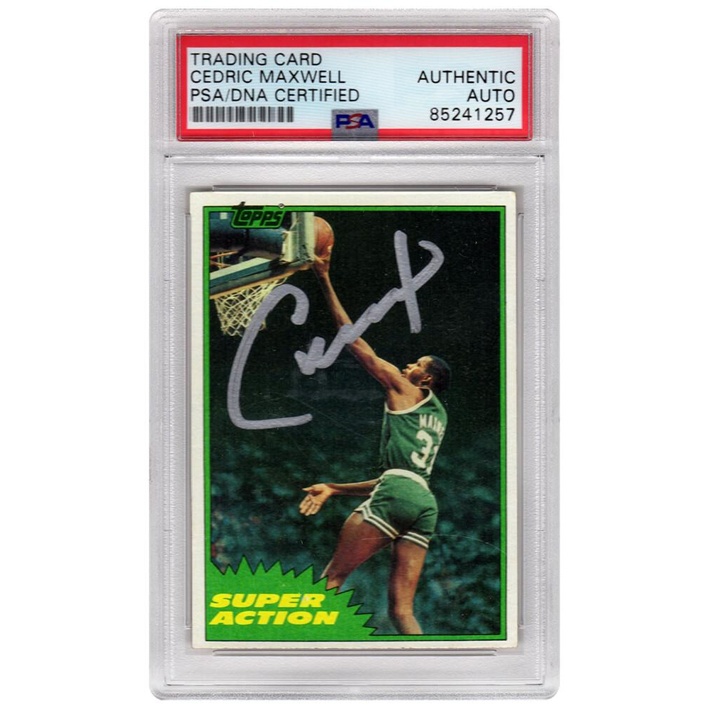 Cedric Maxwell Signed 1981-82 #107 (PSA) | Pristine Auction