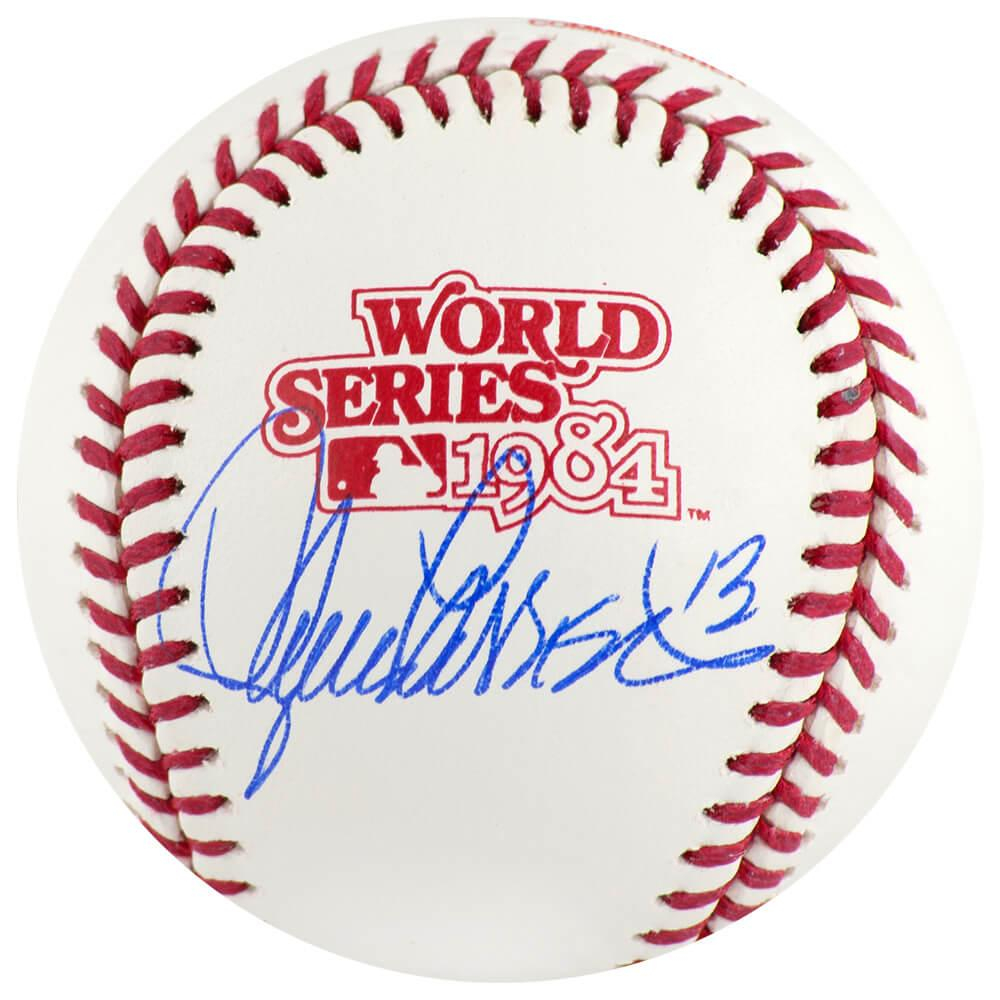 Lance Parrish Signed 1984 World Series Logo Baseball (Schwartz ...