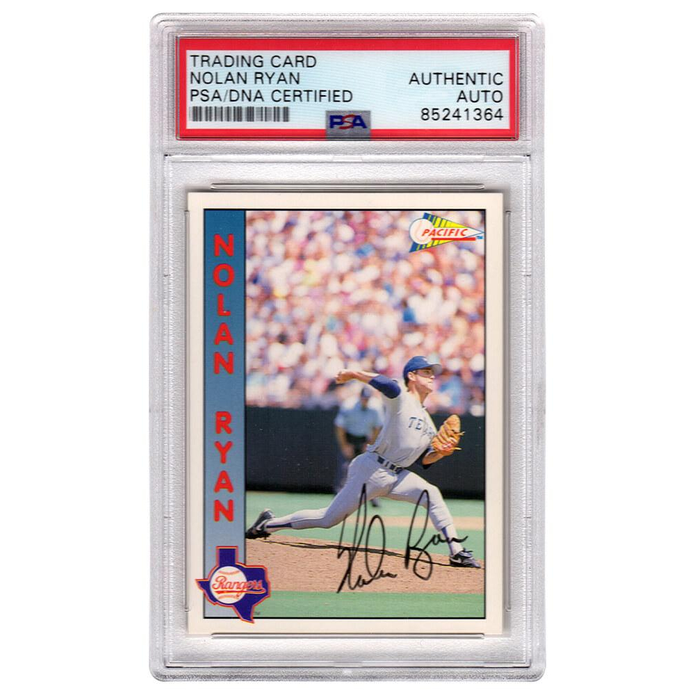 Nolan Ryan Signed 1992 Pacific #1 (PSA) | Pristine Auction