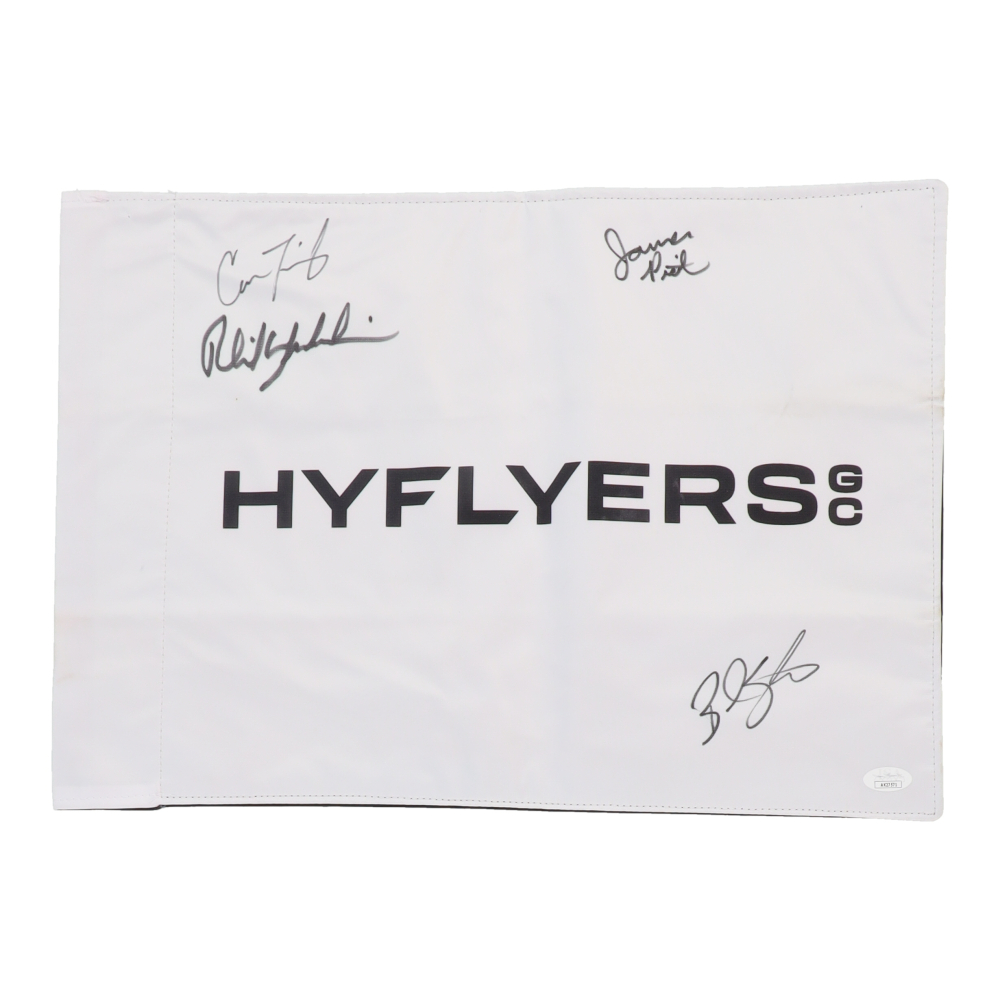 HyFlyers GC Golf Pin Flag Signed by (4) with Phil Mickelson, James Plot ...