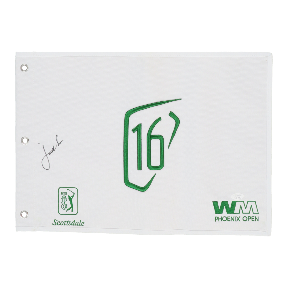 Jordan Spieth Signed Waste Management Phoenix Open 16th Hole Golf Pin ...