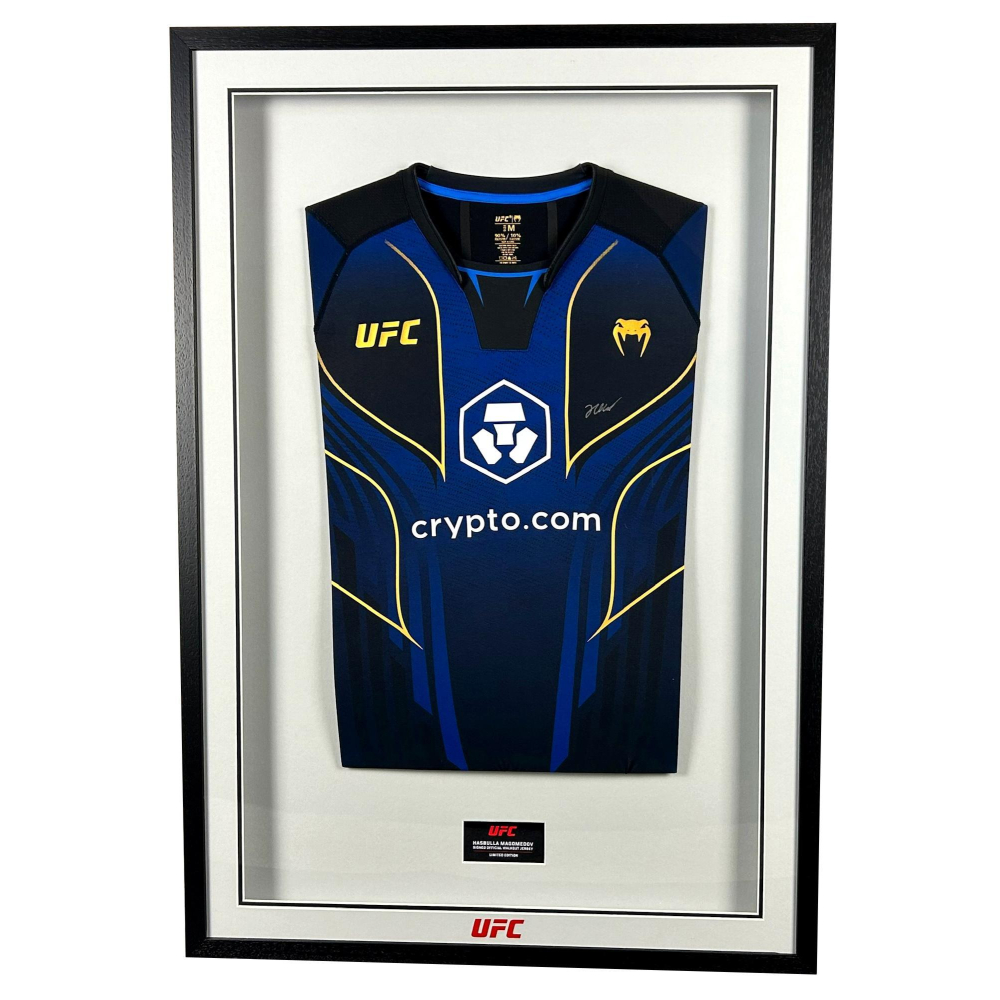 Hasbulla Signed LE UFC Custom Framed Champion Fight Night Walkout ...
