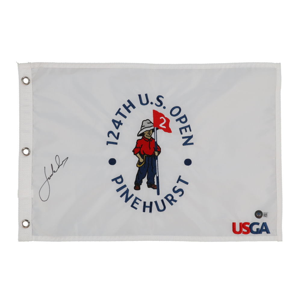 Jordan Spieth Signed 2024 U.S. Open Pinehurst Pin Flag (Beckett ...