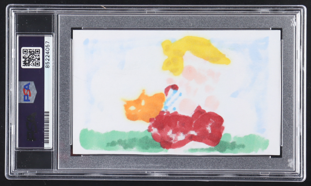 Ron Ferdinand Signed "Dennis The Menace" 3x5 Hand-Drawn Sketch (BGS ...