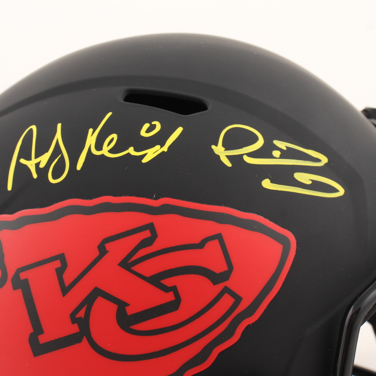 Patrick Mahomes II & Andy Reid Signed Chiefs Full-Size Eclipse ...