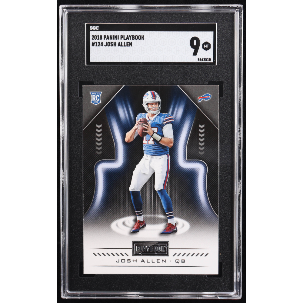 Josh Allen 2018 Panini Playbook #124 RC (SGC 9) | Pristine Auction