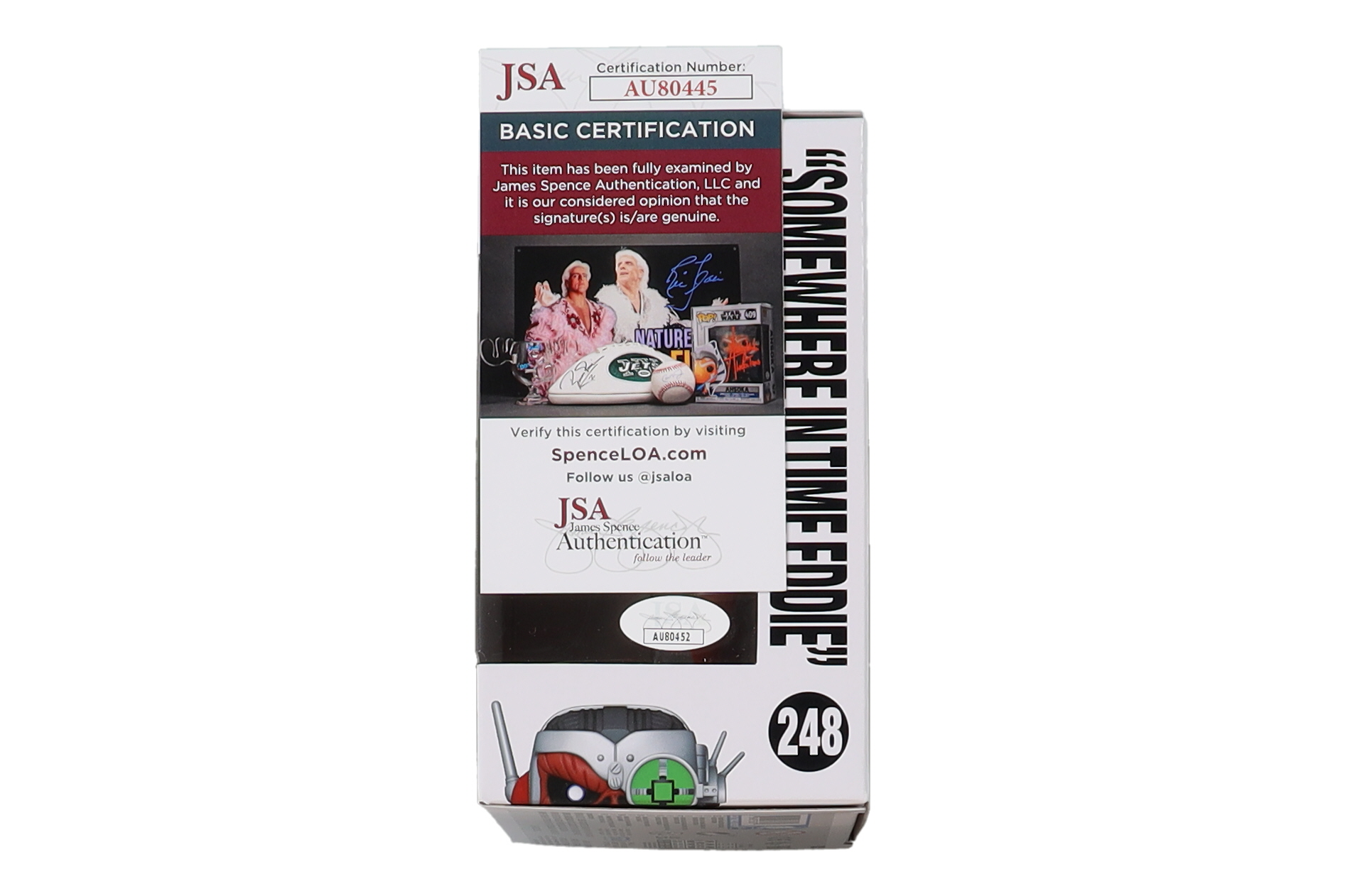 Derek Riggs Signed Iron Maiden #248 "Somewhere in Time Eddie" Funko Pop ...