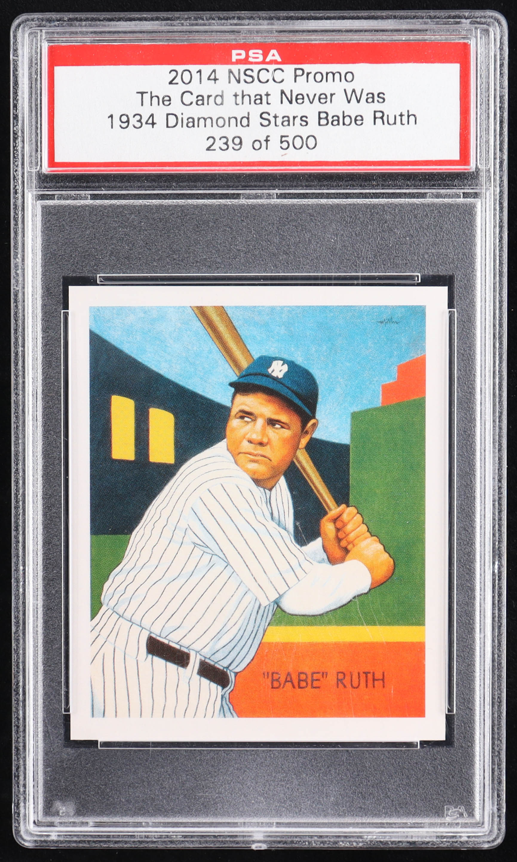 Babe Ruth 2014 NSCC Promo The Card That Never Was / '34 Diamond Stars ...