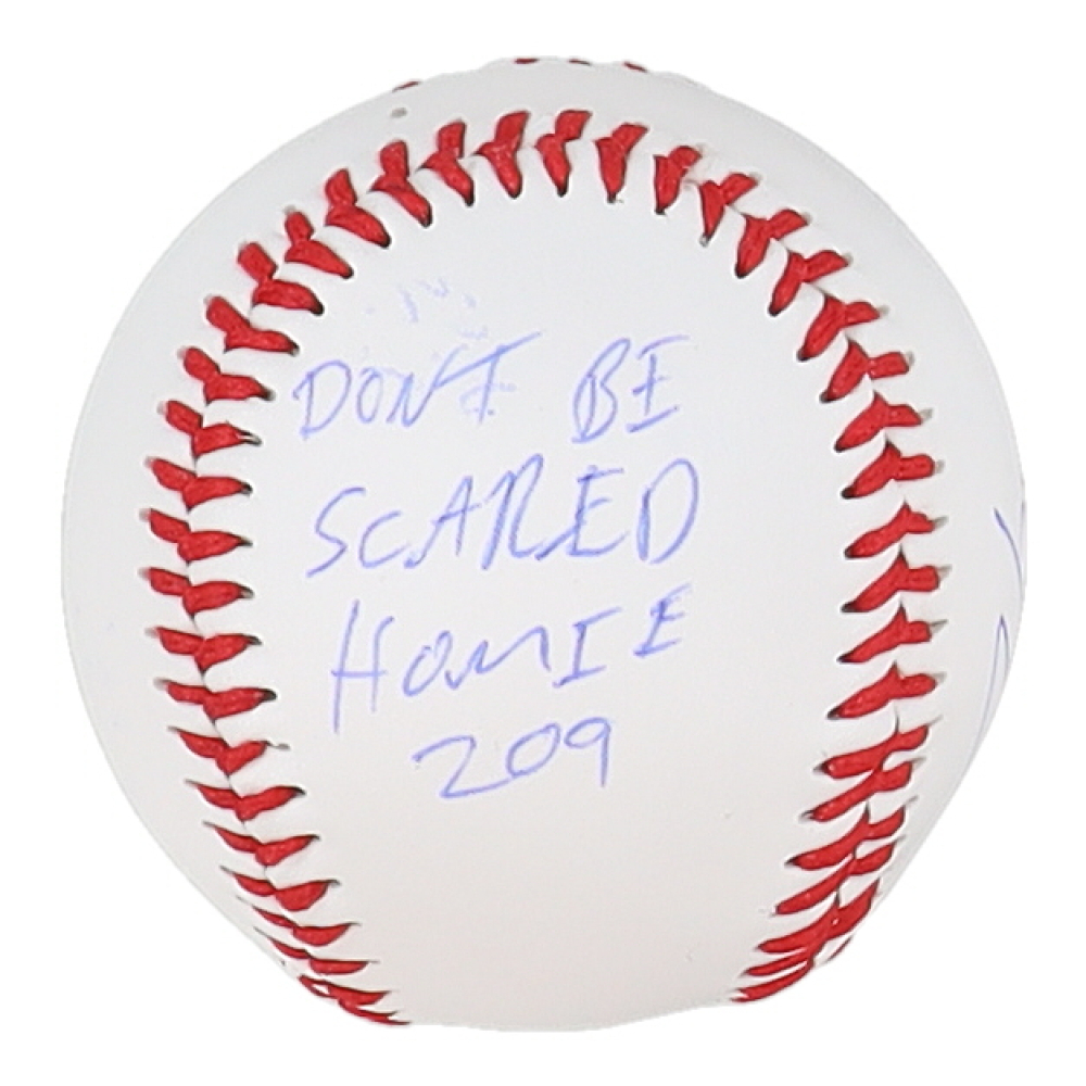 Nick Diaz Signed Baseball Inscribed "Don't Be Scared Homie" & "209 ...
