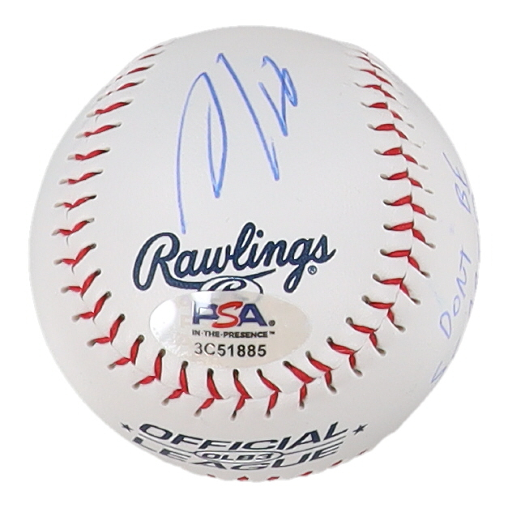 Nick Diaz Signed OL Baseball Inscribed "Don't Be Scared Homie" & "209 ...