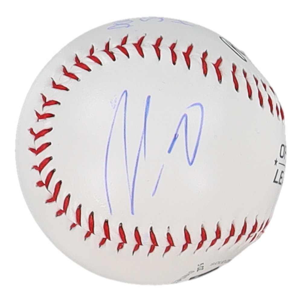 Nick Diaz Signed OL Baseball Inscribed "Don't Be Scared Homie" & "209 ...