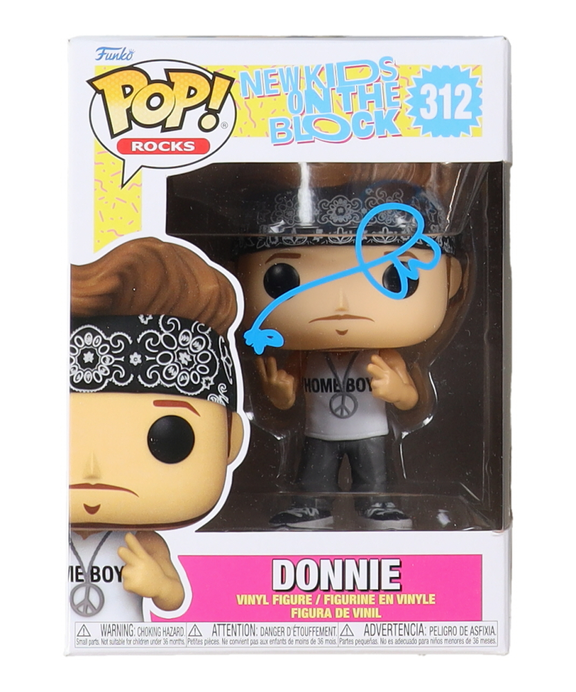 Donnie Wahlberg Signed "News Kids On The Block" #312 Donnie Funko Pop ...