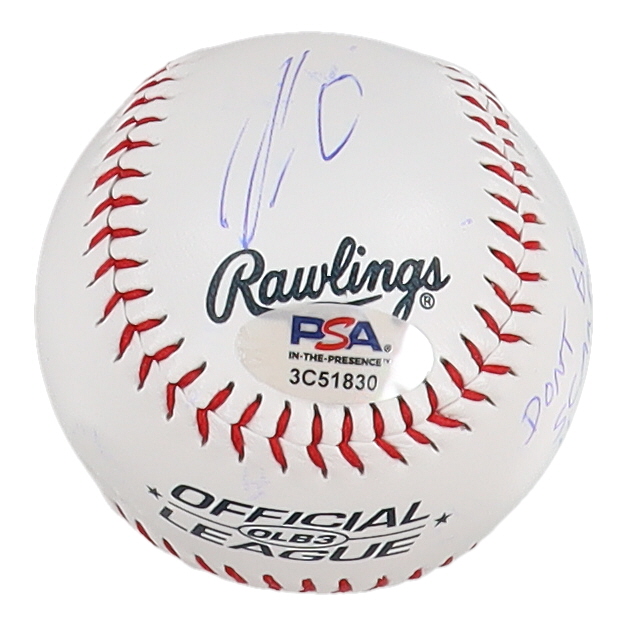 Nick Diaz Signed OL Baseball Inscribed "Don't Be Scared Homie" & "209 ...