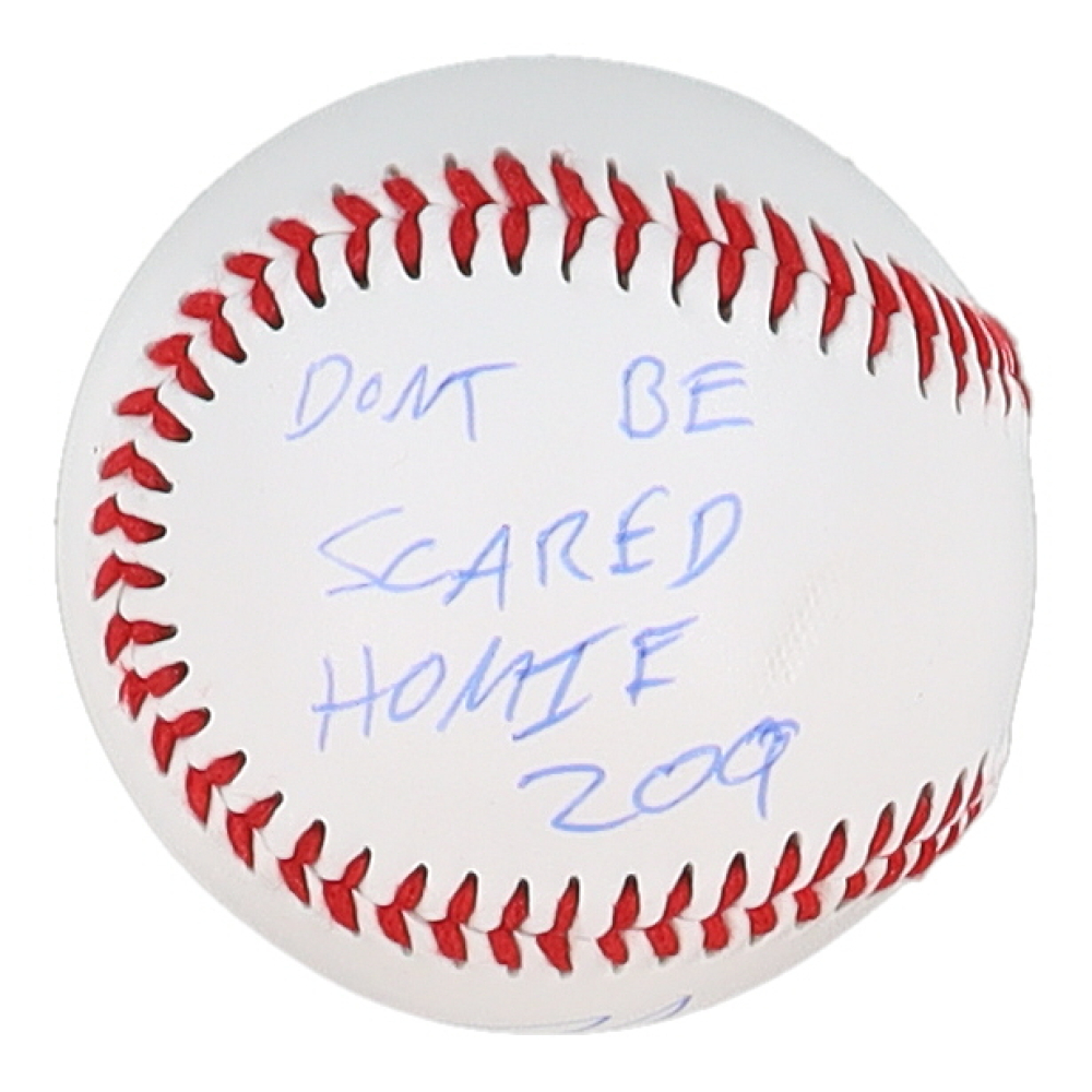 Nick Diaz Signed Baseball Inscribed "Don't Be Scared Homie" & "209 ...