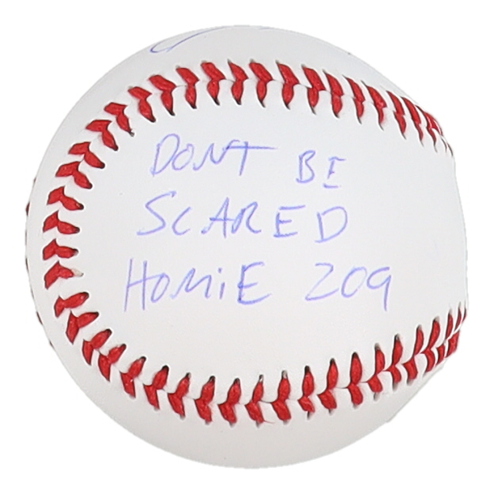 Nick Diaz Signed Baseball Inscribed "Don't Be Scared Homie" & "209 ...