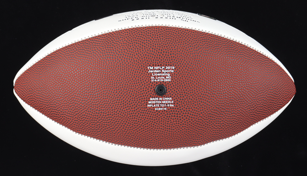 Peyton Manning & John Elway Signed Broncos Logo Football (Elway ...