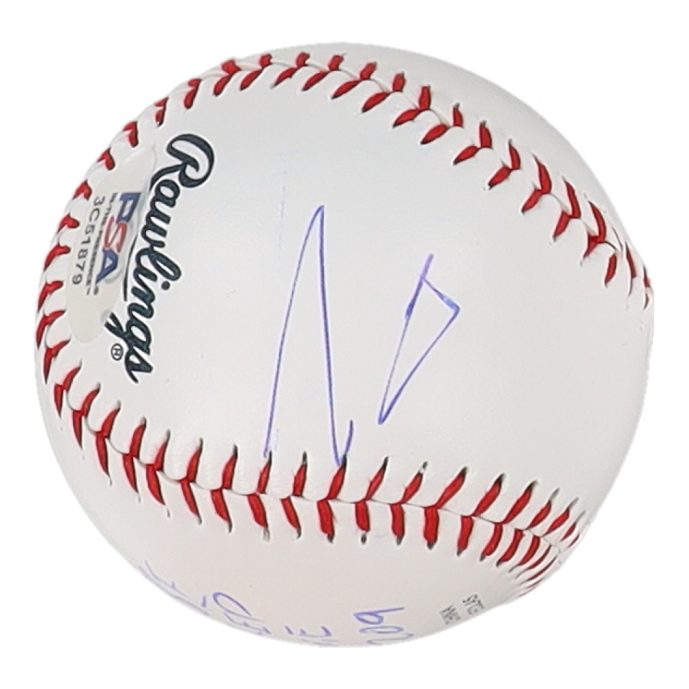 Nick Diaz Signed OL Baseball Inscribed "Don't Be Scared Homie" & "209 ...