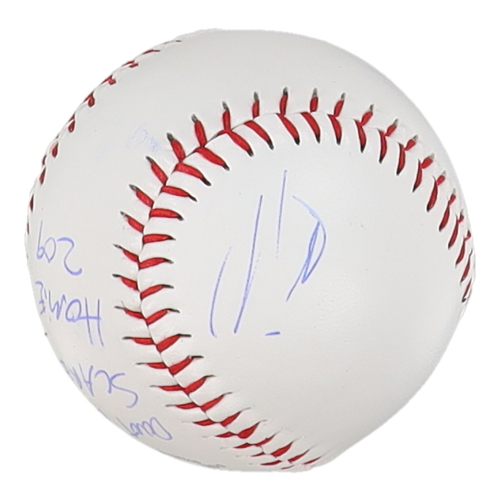 Nick Diaz Signed OL Baseball Inscribed "Don't Be Scared Homie" & "209 ...