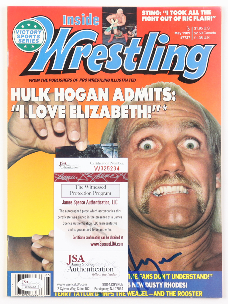 Hulk Hogan Signed 1989 Inside Wrestling Magazine (JSA) | Pristine Auction