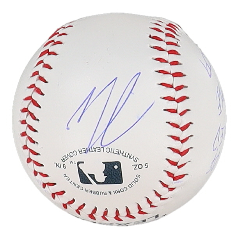 Nick Diaz Signed OL Baseball Inscribed "Don't Be Scared Homie" & "209 ...