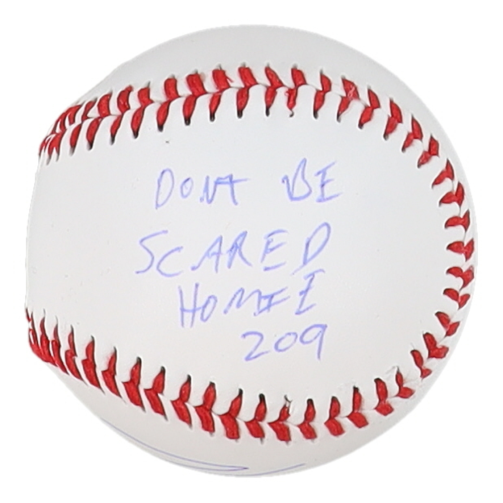 Nick Diaz Signed Baseball Inscribed "Don't Be Scared Homie" & "209 ...